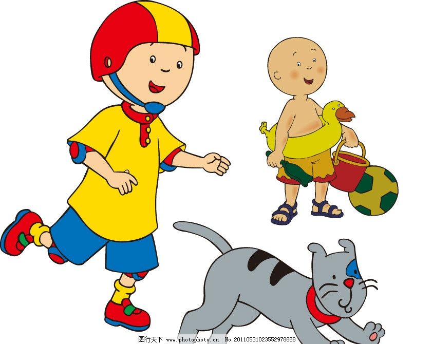 卡由Caillou图片_母婴儿童_人物形象-图行天下素材网